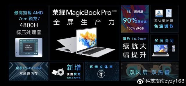 榮耀MagicBook系列鋭龍版3999元起 打造超高性價比輕薄本標杆 – PCNow