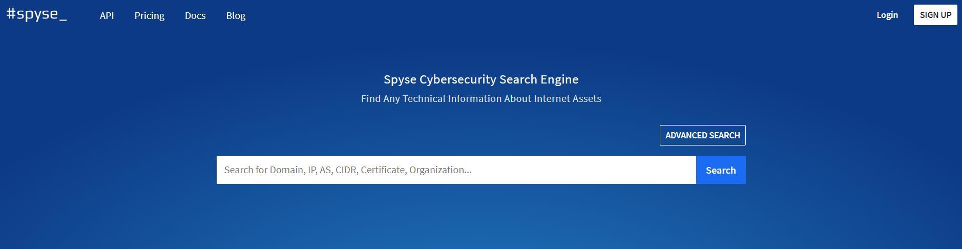 滲透測試的新武器——Spyse網空搜索引擎 – PCNow
